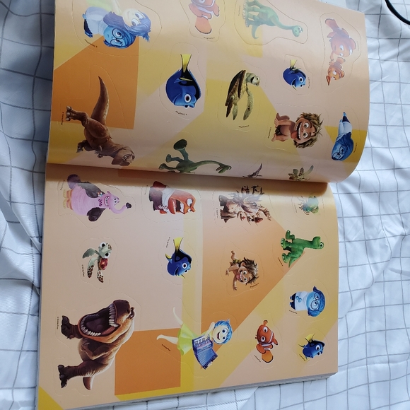 Disney | Other | Disney Pixar 00 Sticker Coloring Book | Poshmark
